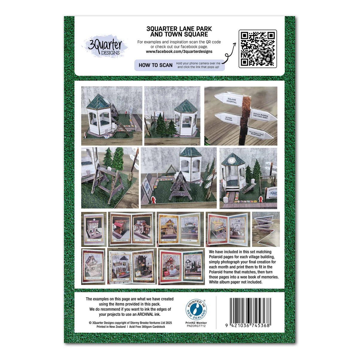 3Q Lane Park & Town Square December Village – Image Plus Scrapbook ...