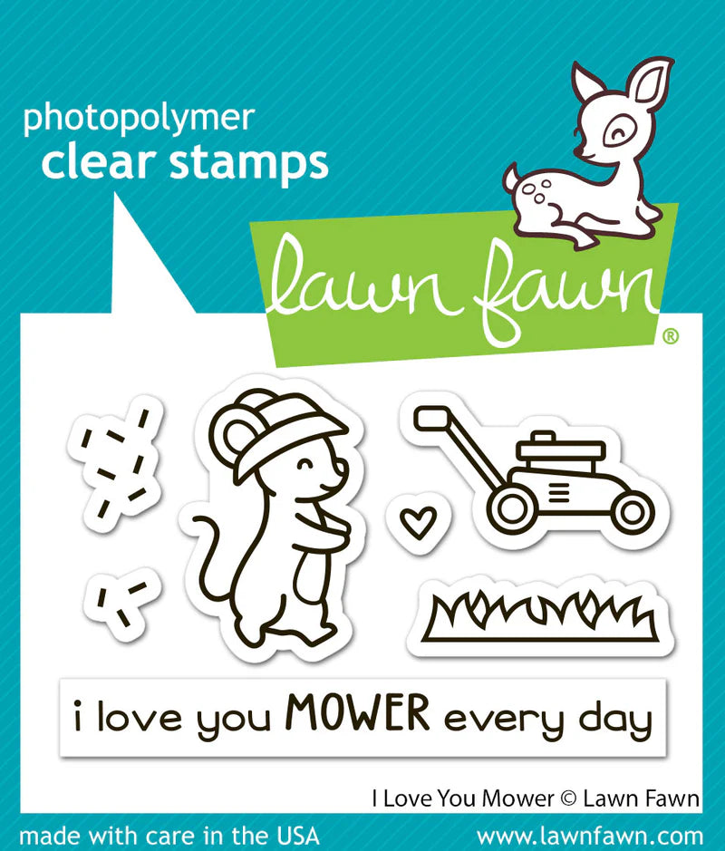 I Love You Mower Stamp Lawn Fawn LF3750 – Image Plus Scrapbook Superstore