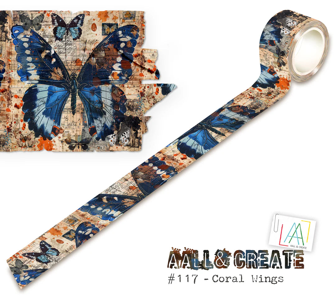Coral Wings #117 Layer it Up Washi Tape AALL & Create – Image Plus ...
