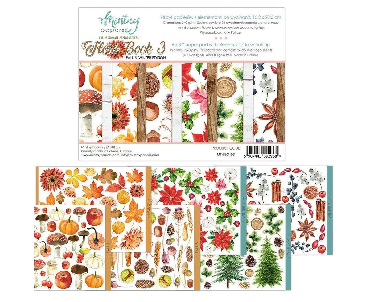 Flora Book 3 Fall & Winter Edition by Mintay – Image Plus Scrapbook ...